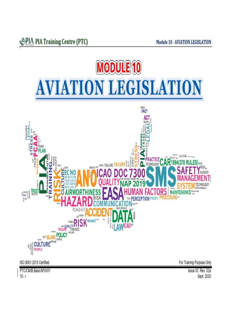 Aviation Legislation Training Module | PDF | European Union | Aviation