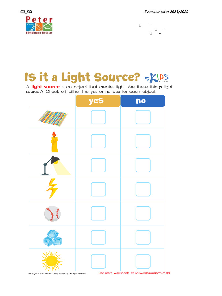 Properties of Light 1 | PDF