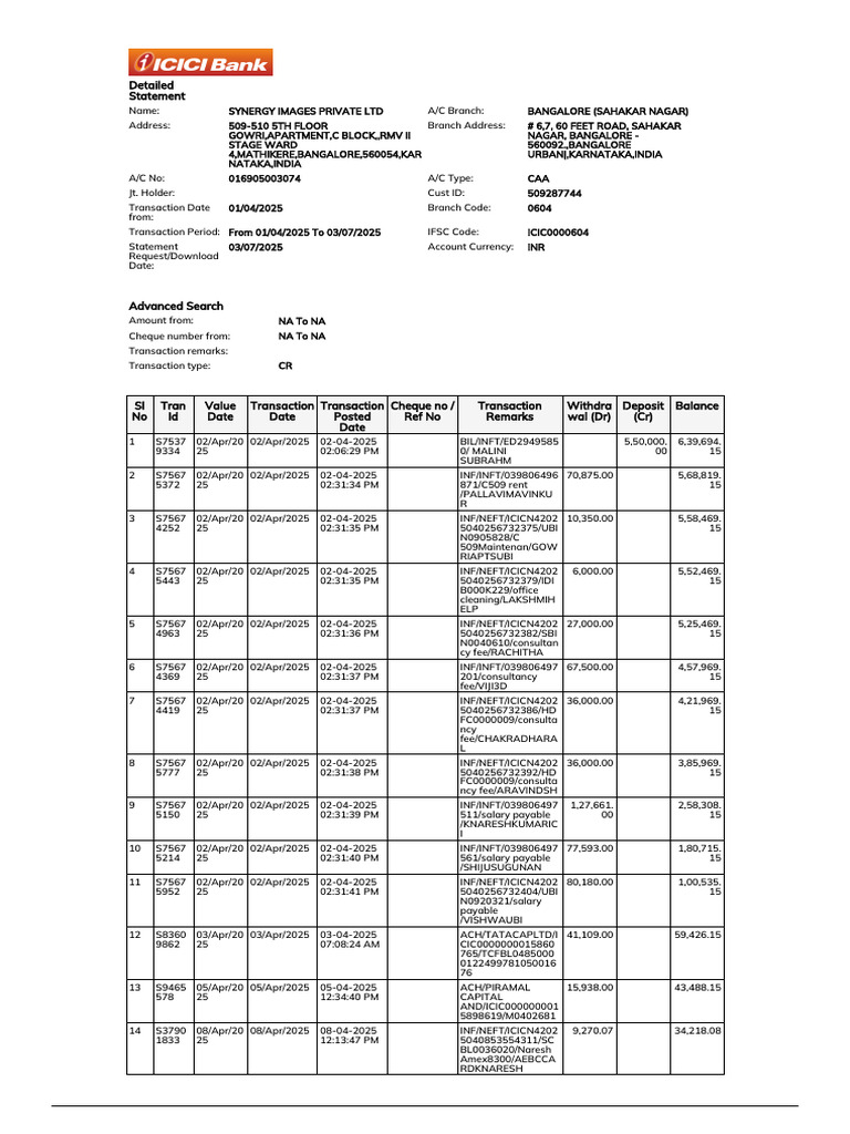 Understanding BIL/INFT in ICICI Bank | PDF | Payments | Banks