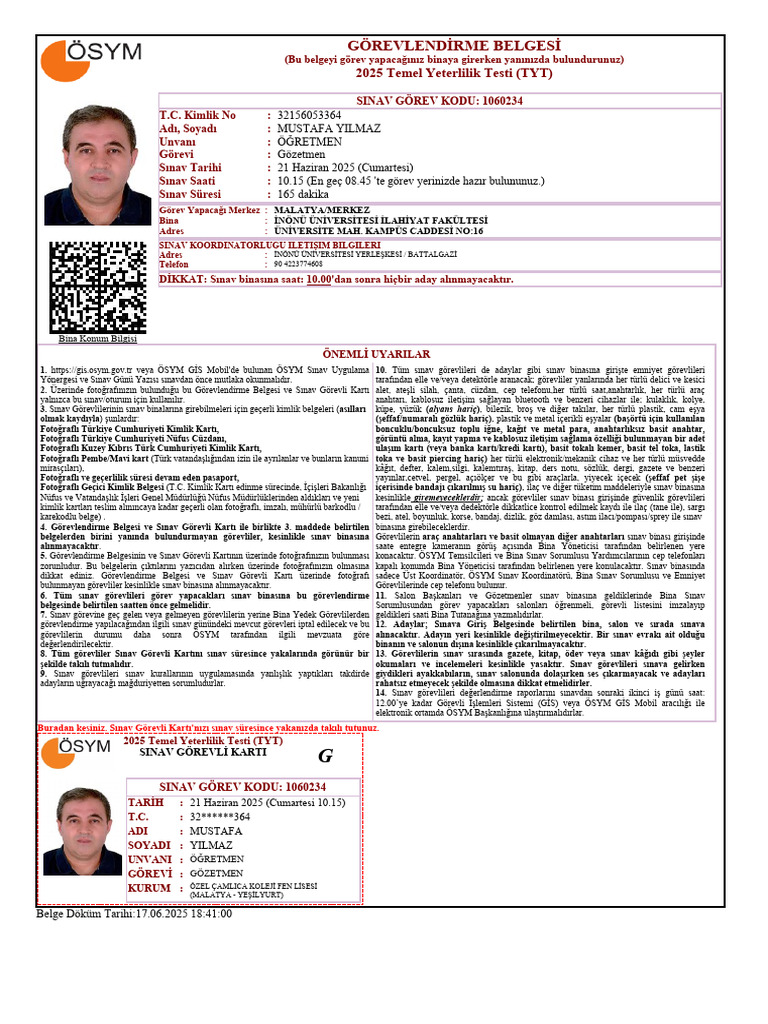 Osym Gorevli 2280199303648327696 | PDF