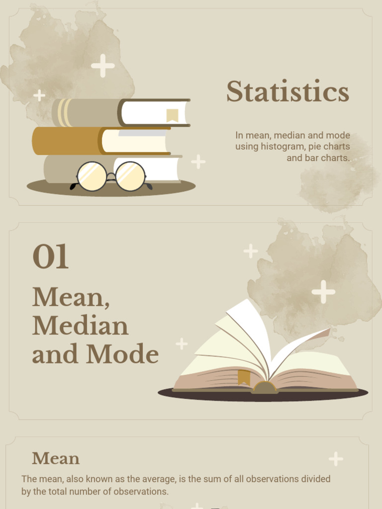 Statistics in Math - Mean, Median and Mode | PDF