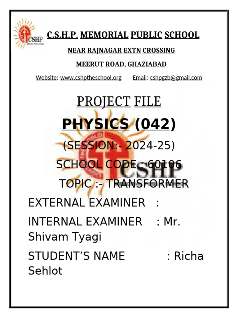 Physics File Front Page | PDF