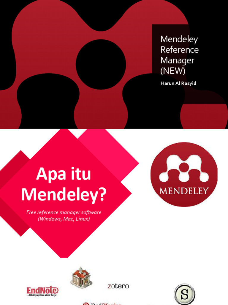 Panduan Mendeley Reference Manager | PDF