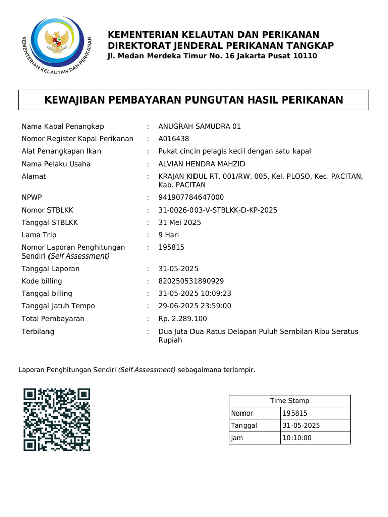 Invoice-250510748195815 ANUGRAH SAMUDRA 01 | PDF
