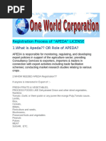 APEDA Functionaries | PDF