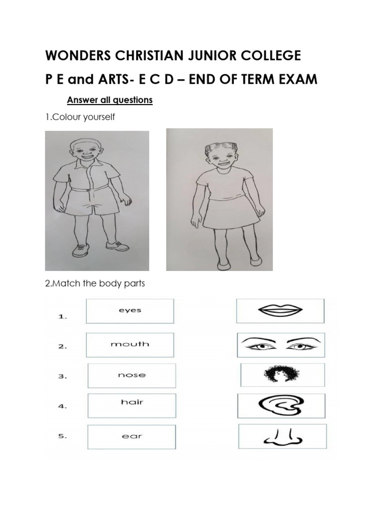 E C D End of Term Exam | PDF