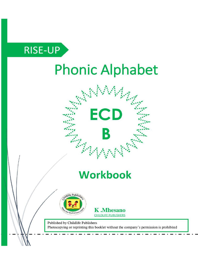 ECD B RISE-UP Phonic Alphabet Book | PDF
