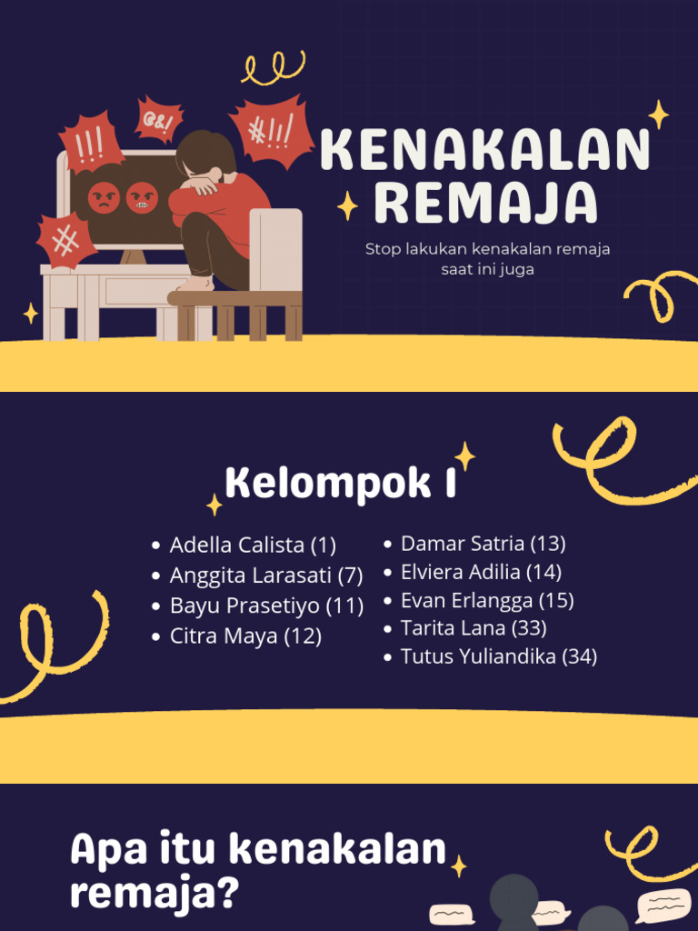 Memahami Kenakalan Remaja dan Solusinya | PDF