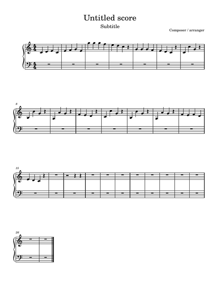 Music Score | PDF