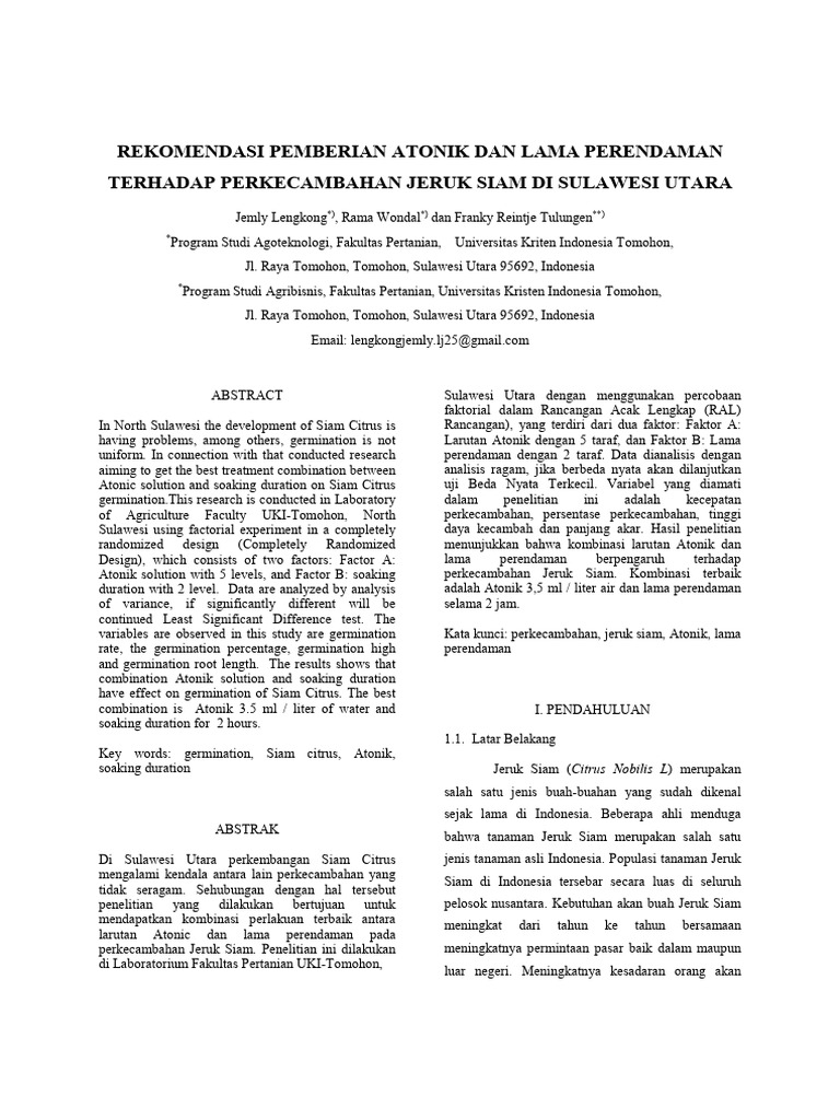 3.jemly L Rekomendasi Pemberian Atonik Dan Lama Perendaman | PDF