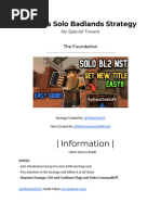 Solo Strategy for Badlands II TDS | PDF