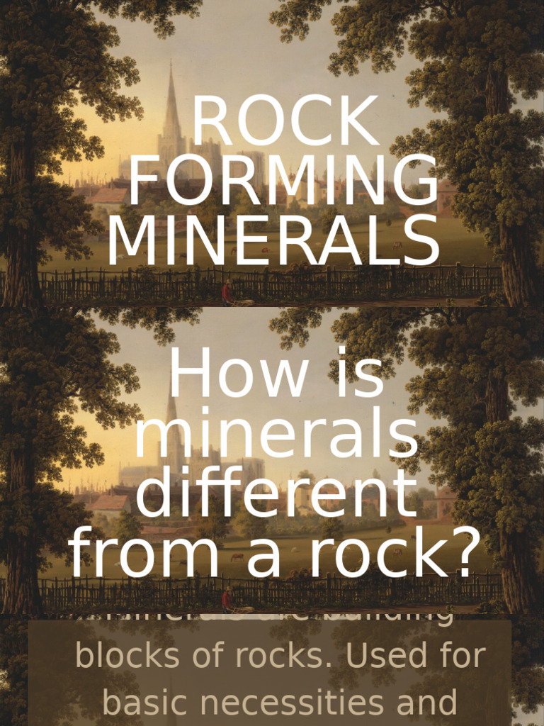 Rock Forming Mineral. | PDF