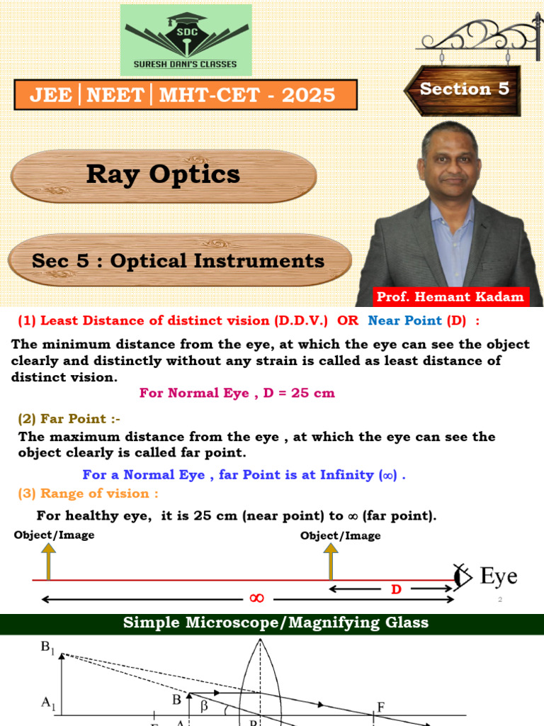 Optical Instruments: Microscopes & Telescopes | PDF | Lenses | Optical ...