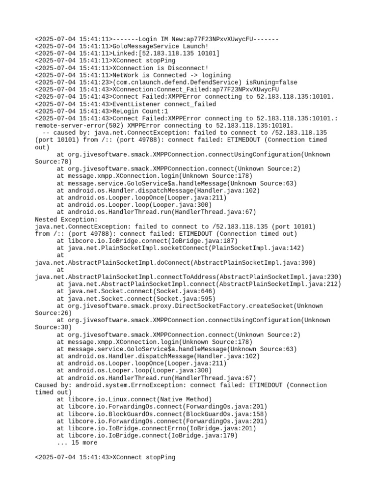 Golo 20250704 15 | PDF | Java (Programming Language) | Android (Operating System)