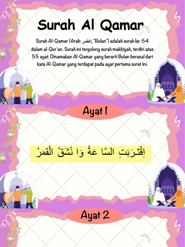Surah Al Qomar | PDF | Graphemes | Quran