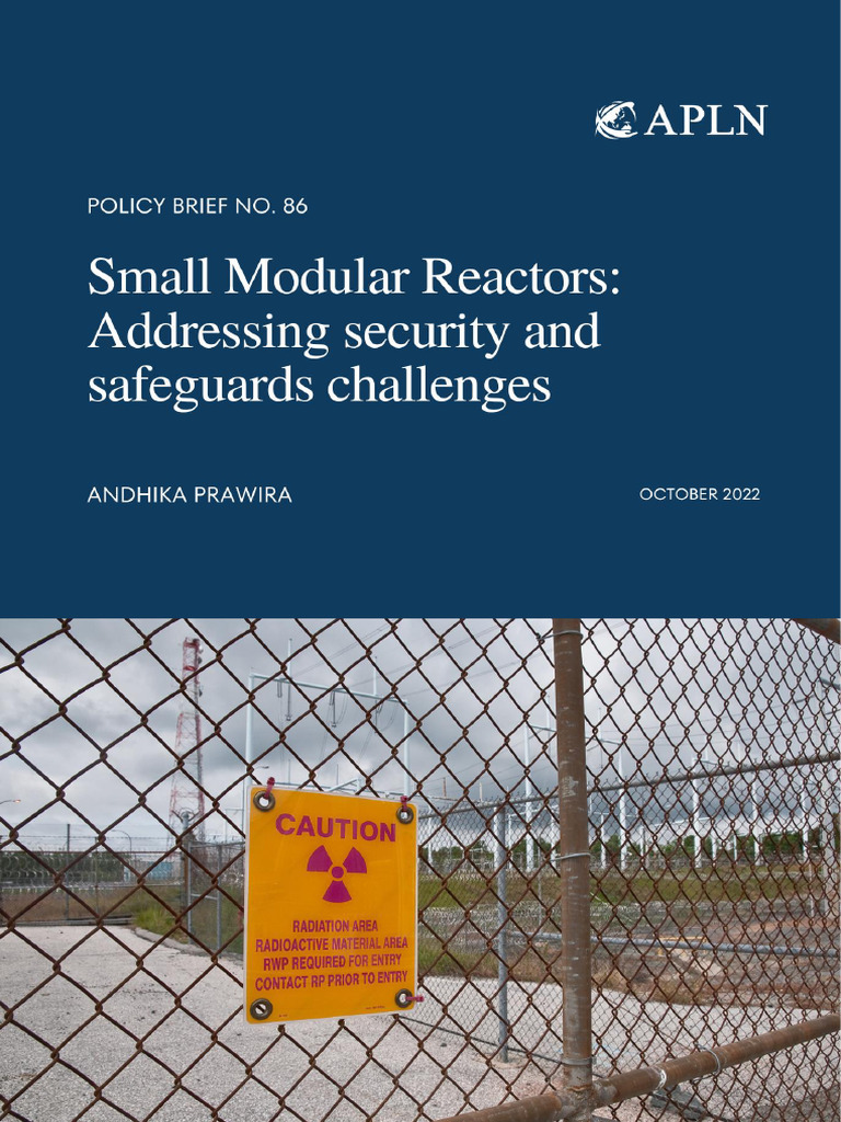 SMR Security and Safeguards Challenges | PDF | Nuclear Power | Nuclear ...
