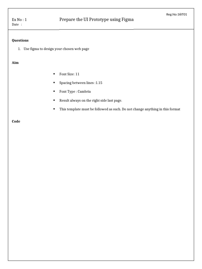 Web Lab Ex - 1 | PDF