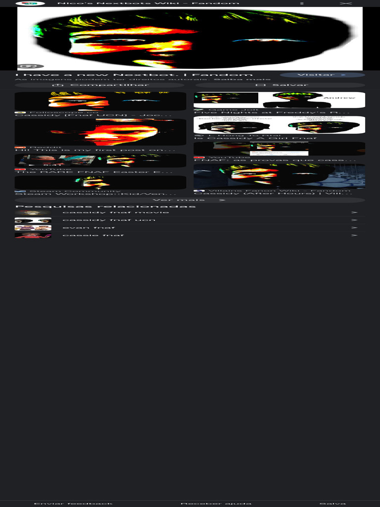 Cassidy Fnaf Face - Pesquisa Google | PDF