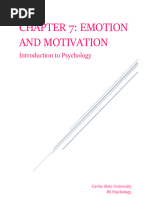BA 1 Emotions Notes 2020 | PDF | Emotions | Disgust
