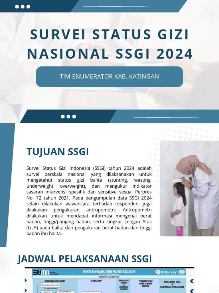 Laporan SSGI 2024: Status Gizi Nasional | PDF