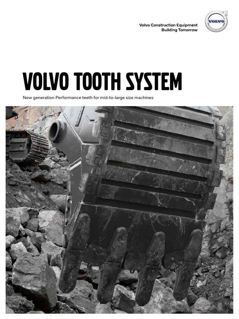 Volvo Tooth System for Heavy Machinery | PDF | Abrasive