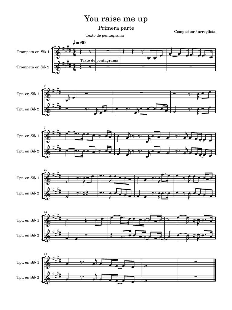 You Raise Me Up | PDF