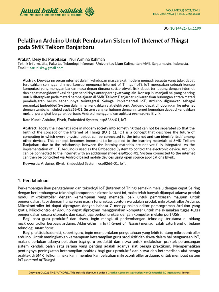 Iot Esp32 Blynk | PDF