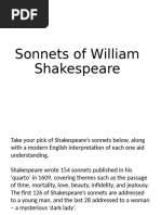 Shakespearean Sonnet Structure Explained | PDF | Shakespeare's Sonnets ...
