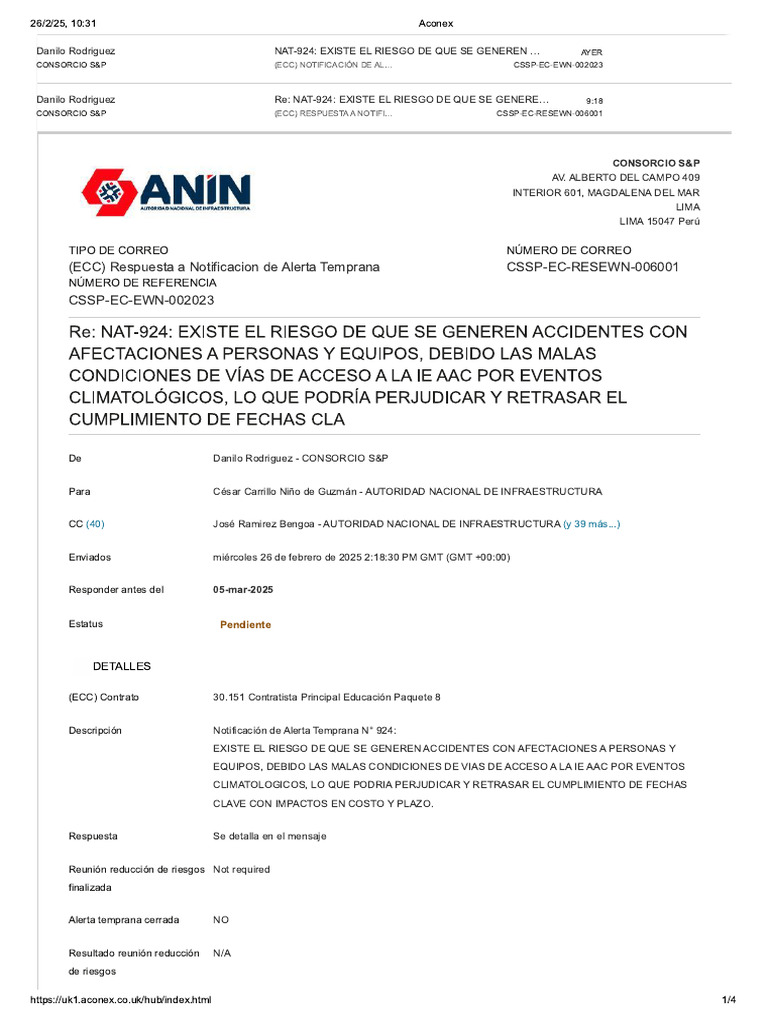 CSSP Ec Ewn 002023 Respuesta | PDF