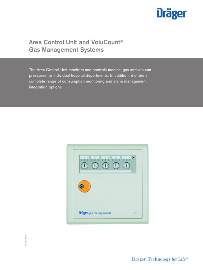 Area Control Unit BR 9050564 en | PDF | Pressure Measurement | Gases