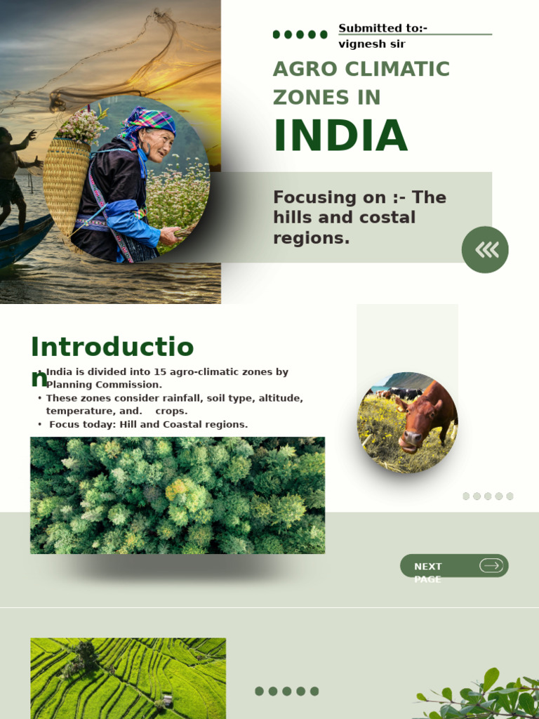 Agro-Climatic Zones: Hill & Coastal Focus | PDF | Agriculture | Rice