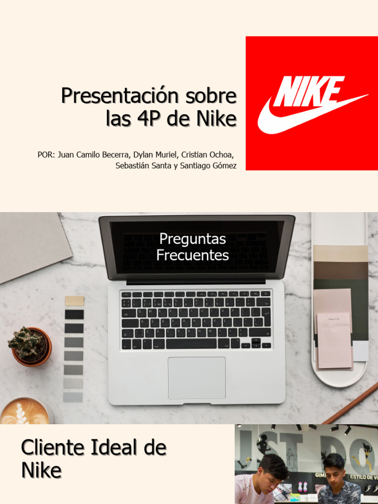 Presentación sobre las 4P de Nike | PDF | Marca | Nike