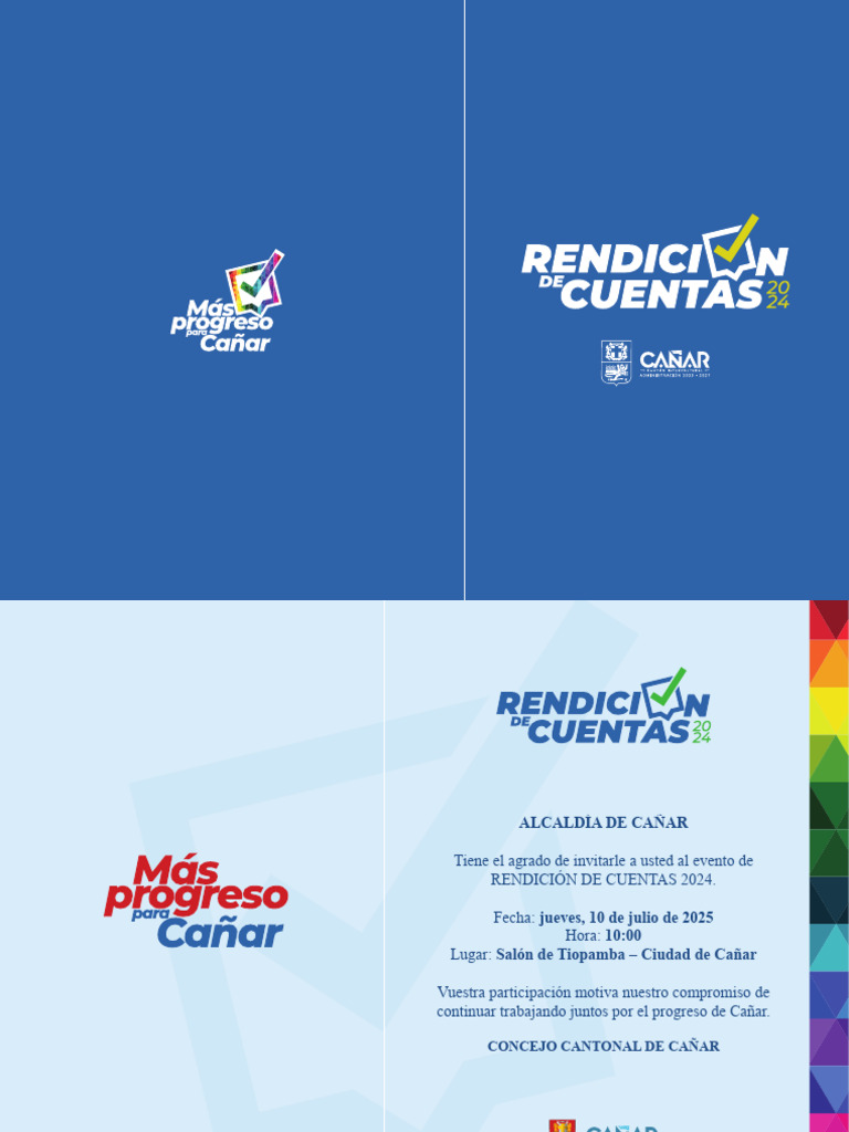 Invitacion Rendicion | PDF