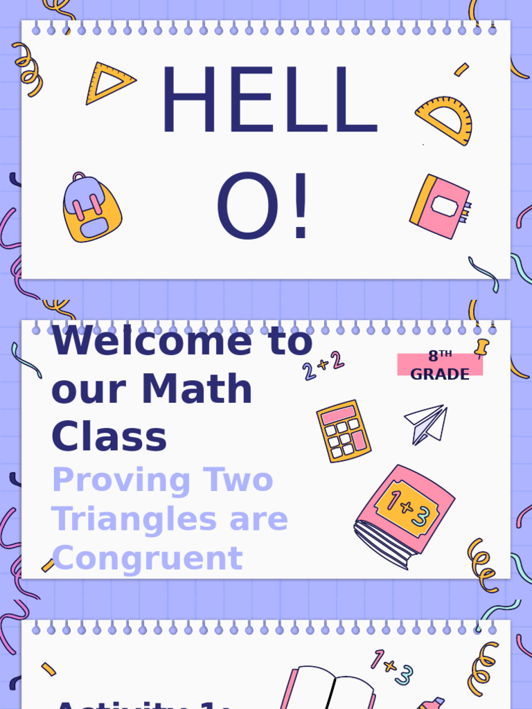 Proves Two Triangles Are Congruent. | PDF | Elementary Geometry ...