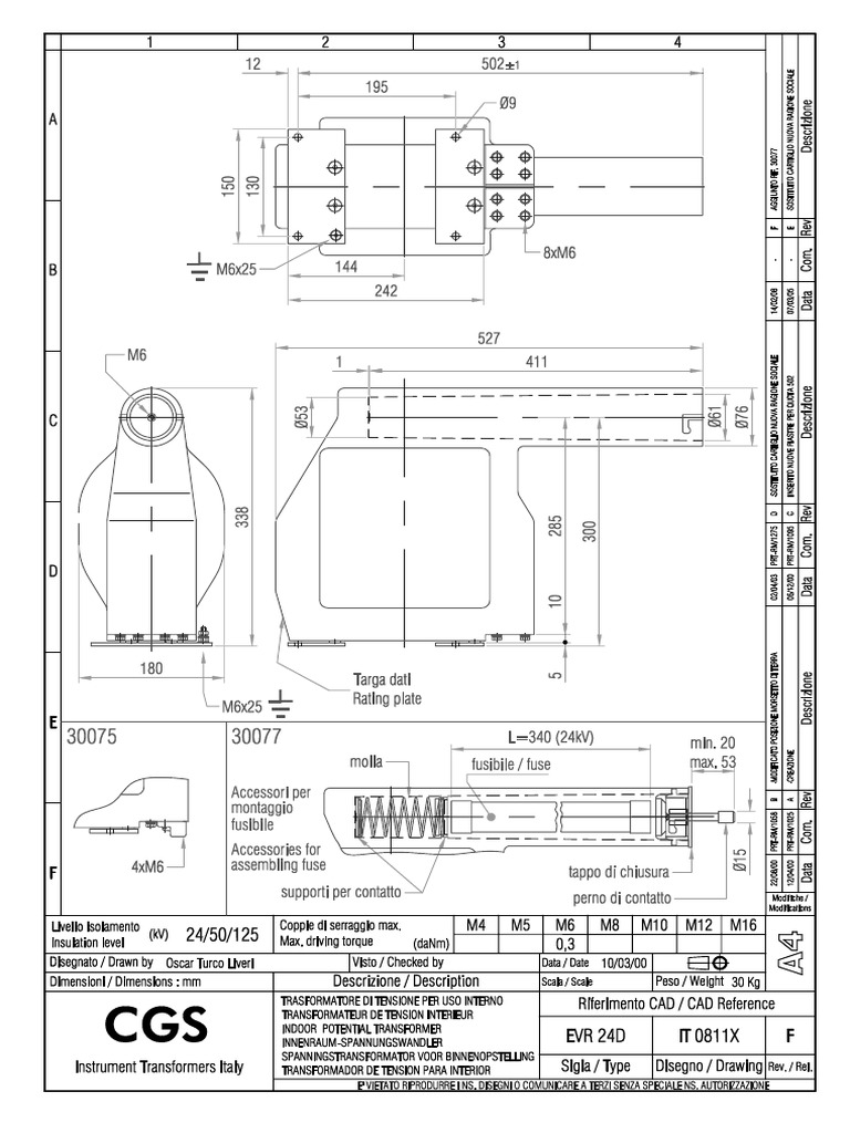 Cgs Evr24dit0811x - Fuse | PDF