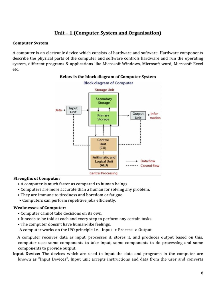 CS Unit 1 Notes | PDF
