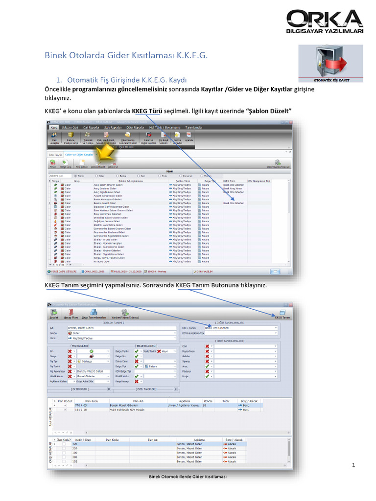 Binek Otomobillerde Gider Kisitlamasi Otomatik Fis Girisi | PDF