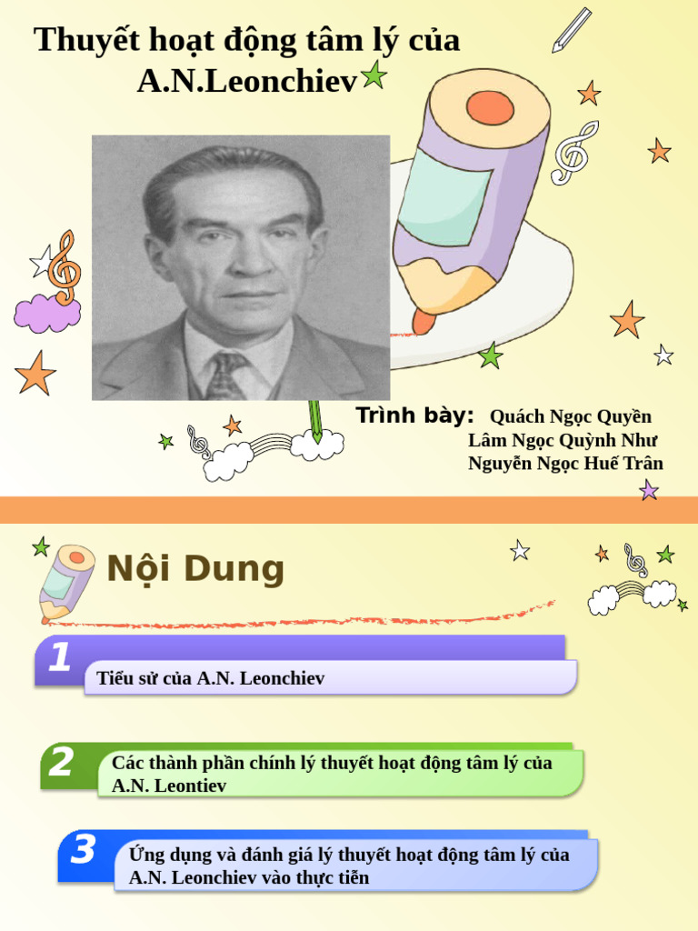 Thuyết Tâm Lý Hoạt Động a-N-Leonchiev | PDF