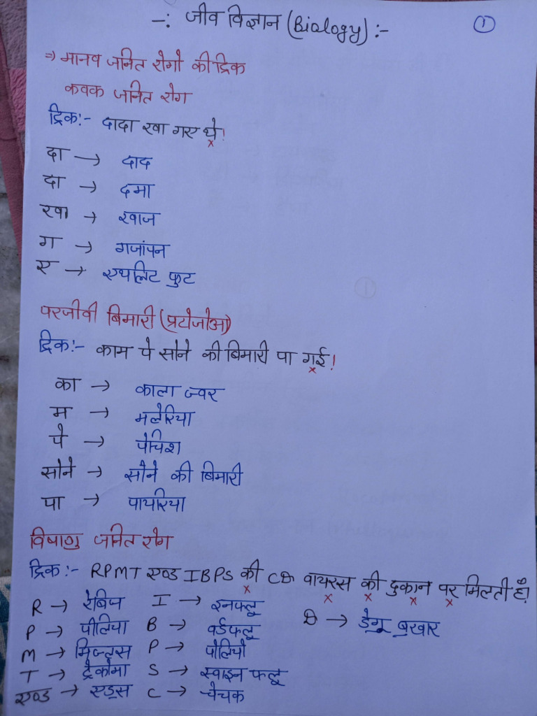 Biology Short Tricks | PDF