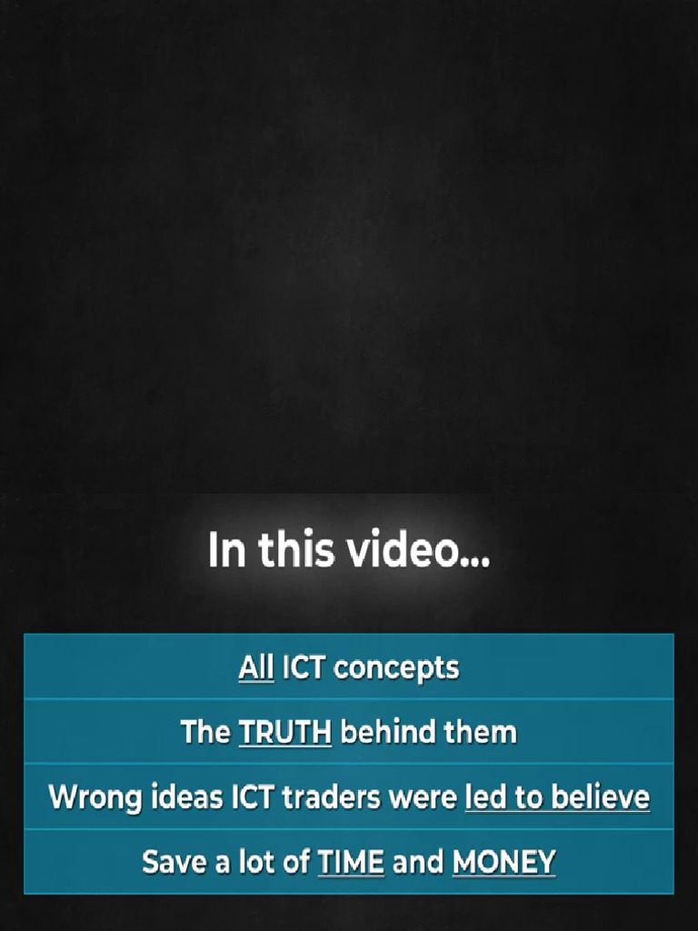 Learn All Ict Concepts (And The Truth!) Once and For All! | PDF