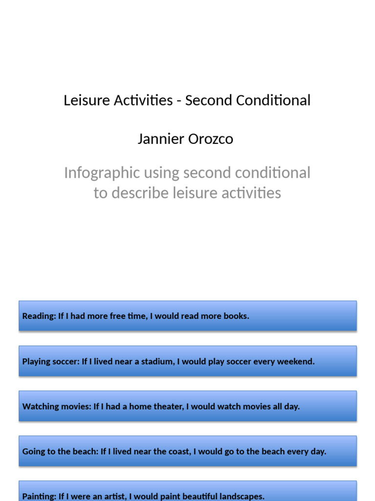 Leisure Activities Infographic | PDF