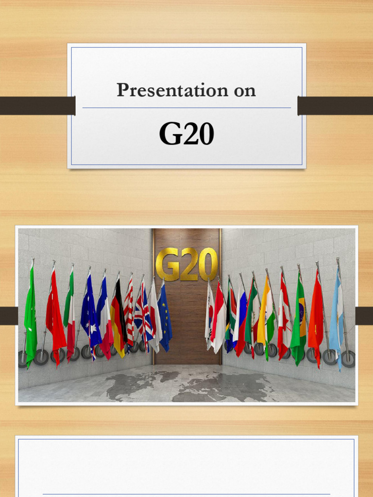 G20 Economics Project Overview | PDF