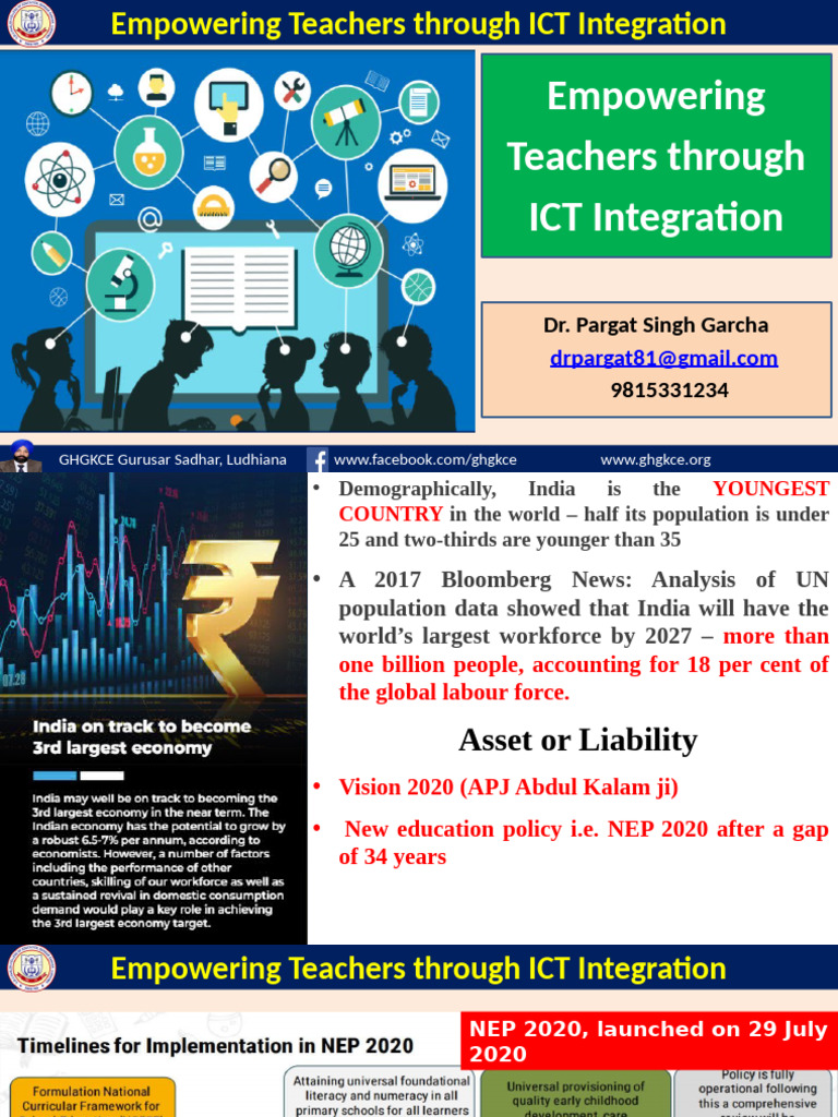 ICT Integration for Teacher Empowerment | PDF | Educational Technology ...
