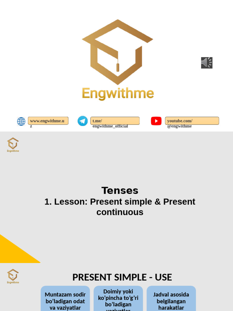 Present Simple Vs Present Continuous | PDF