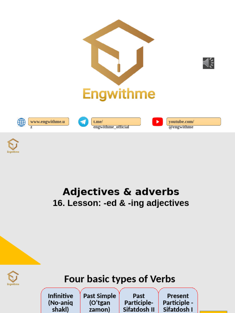Ed Vs - Ing Adjectives | PDF