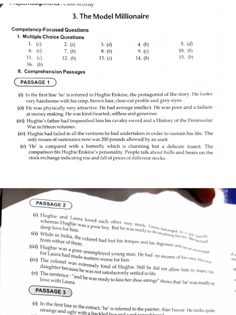 The Model Millionaire | PDF