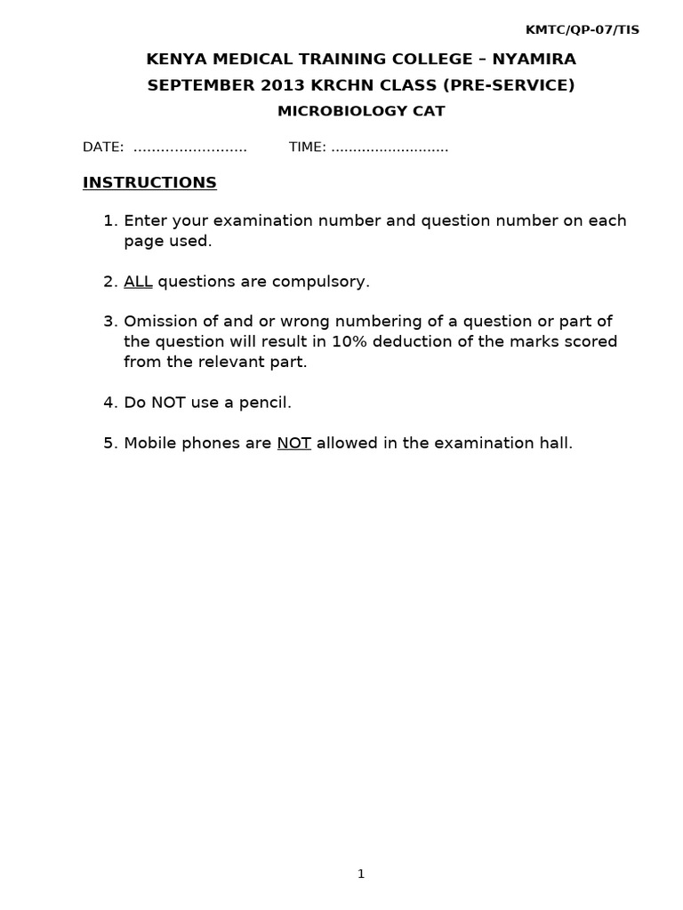 Microbiology Cat | PDF