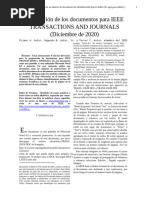 Plantilla IEEE | PDF | Microsoft Word | Archivo de computadora