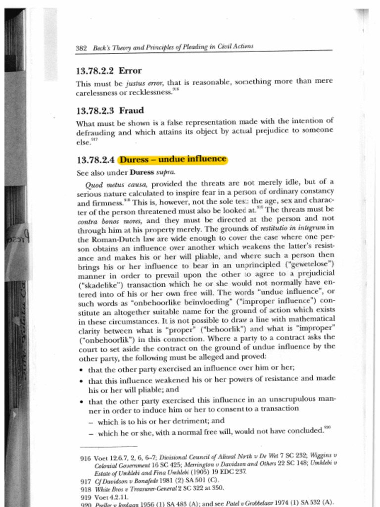 Defence - Duress | PDF