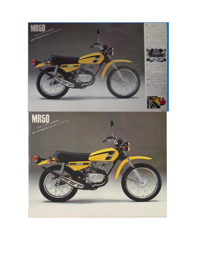 Publi Yamaha mr50 | PDF
